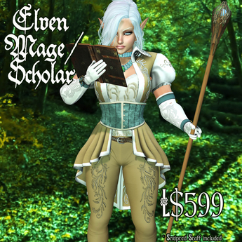 Second Life Marketplace - ..::[R2]::.. Elven Mage/Scholar